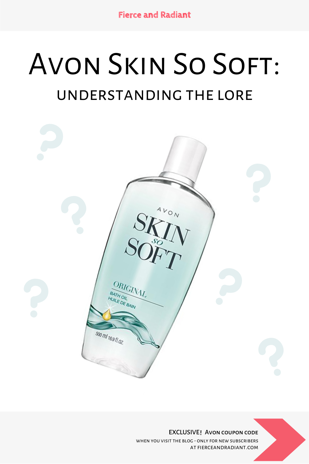 Avon Skin So Soft: Understanding the Lore | Fierce and Radiant