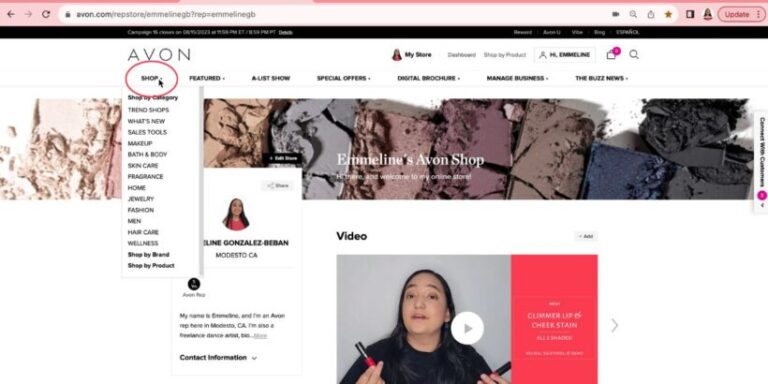 How to use the Avon Virtual Makeover Tool